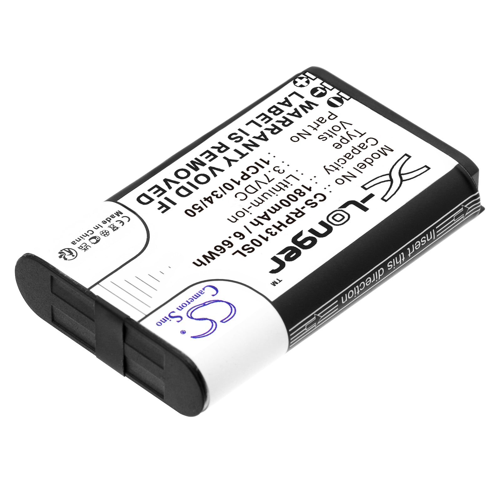 Battery for Rotronic HygroPalm HP31 1ICP10/34/50 3.7V Li-ion 1800mAh ...