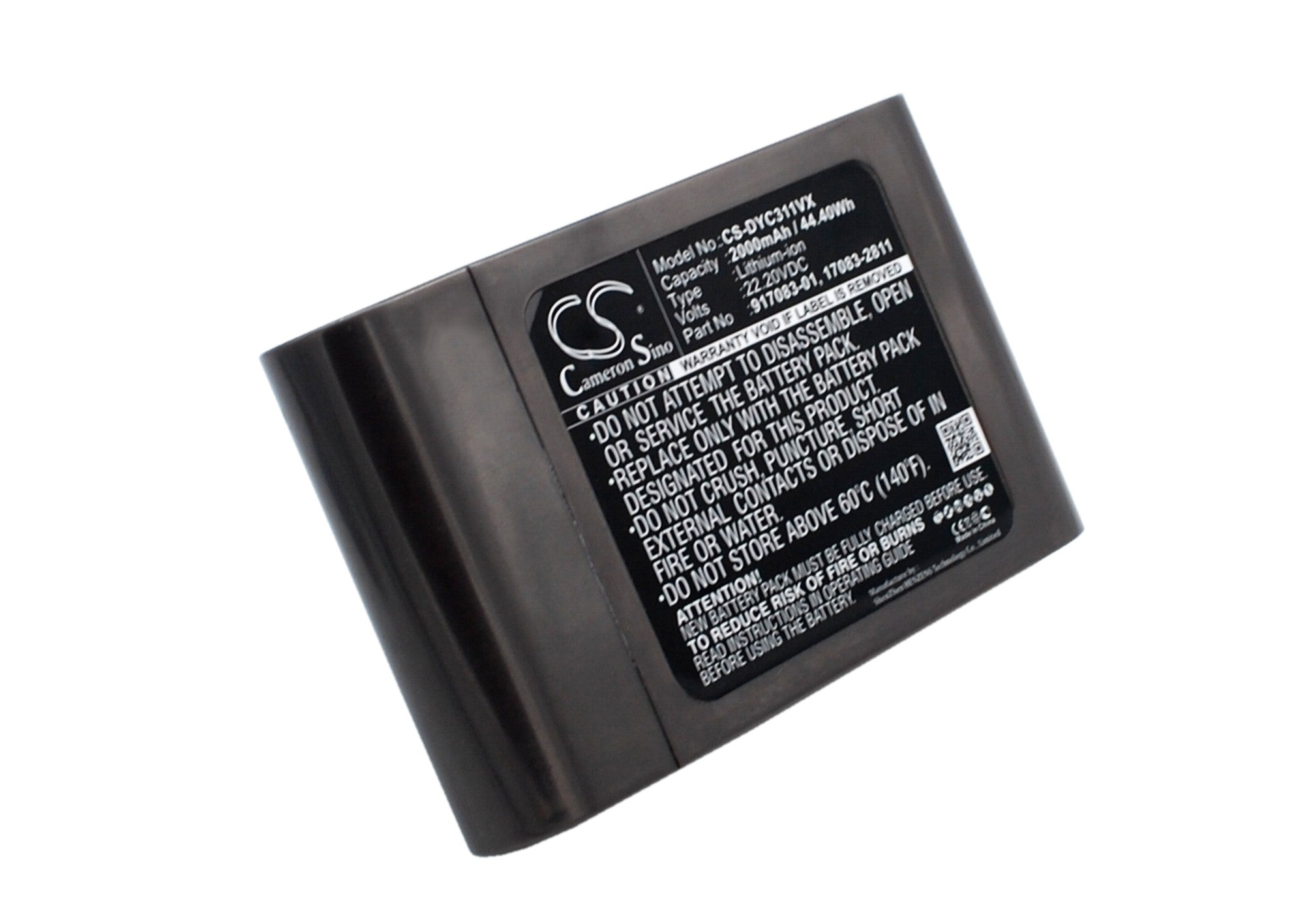 Battery for Dyson DC44 Animal Fuchsia 17083-2811, 17083-4211, 17083-50 ...